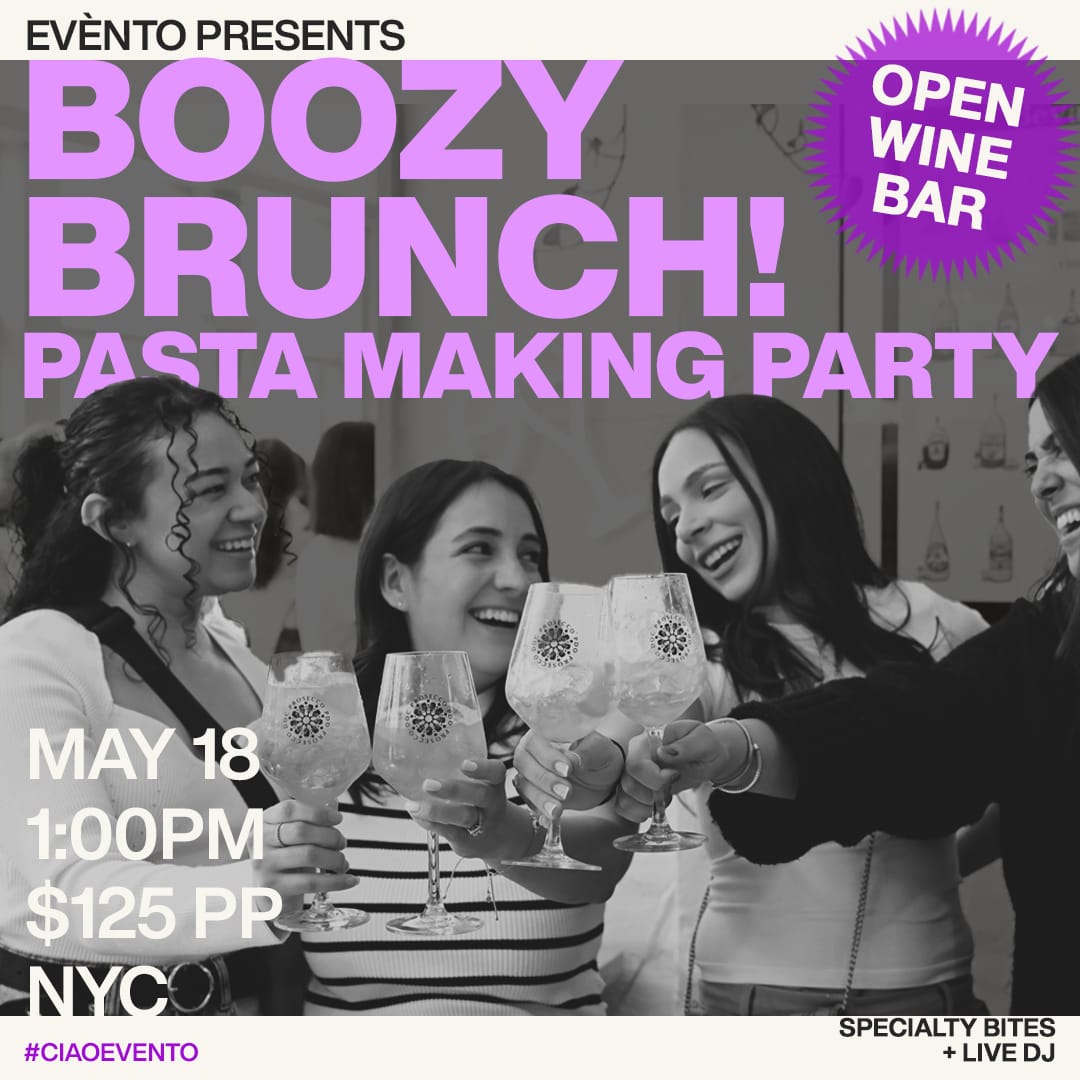 Boozy Brunch Pasta Making Party! [MAY] *SOLD OUT* - Evento